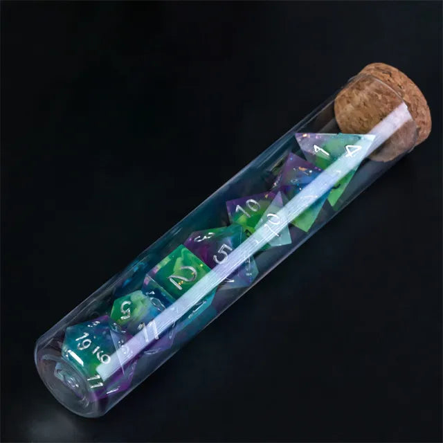 Doorzichtige dice tube – DutchiesenDragons