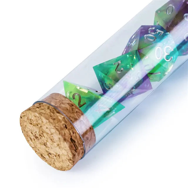 Doorzichtige dice tube – DutchiesenDragons